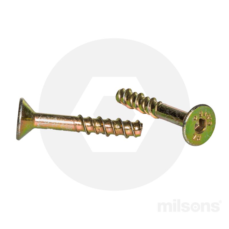 CSK SCREW BOLT 6.5x100 YZP | Milsons