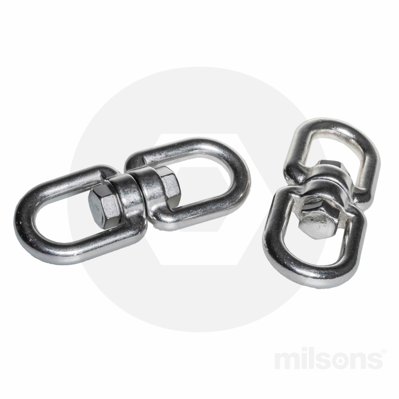 SWIVEL EYE&EYE SS316 M8 | Milsons